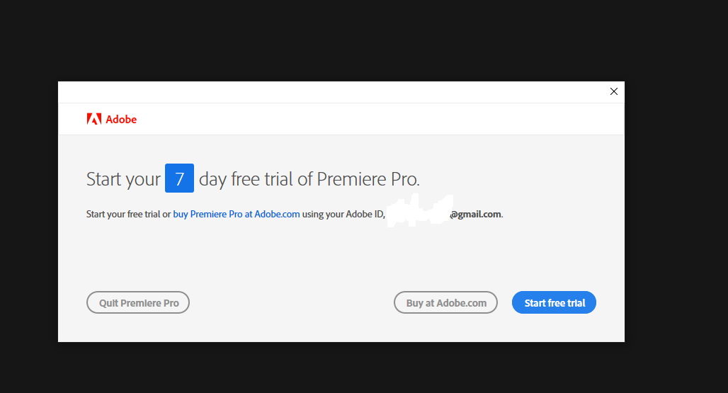 Can't log into Adobe Premiere - Adobe Community - 11188535