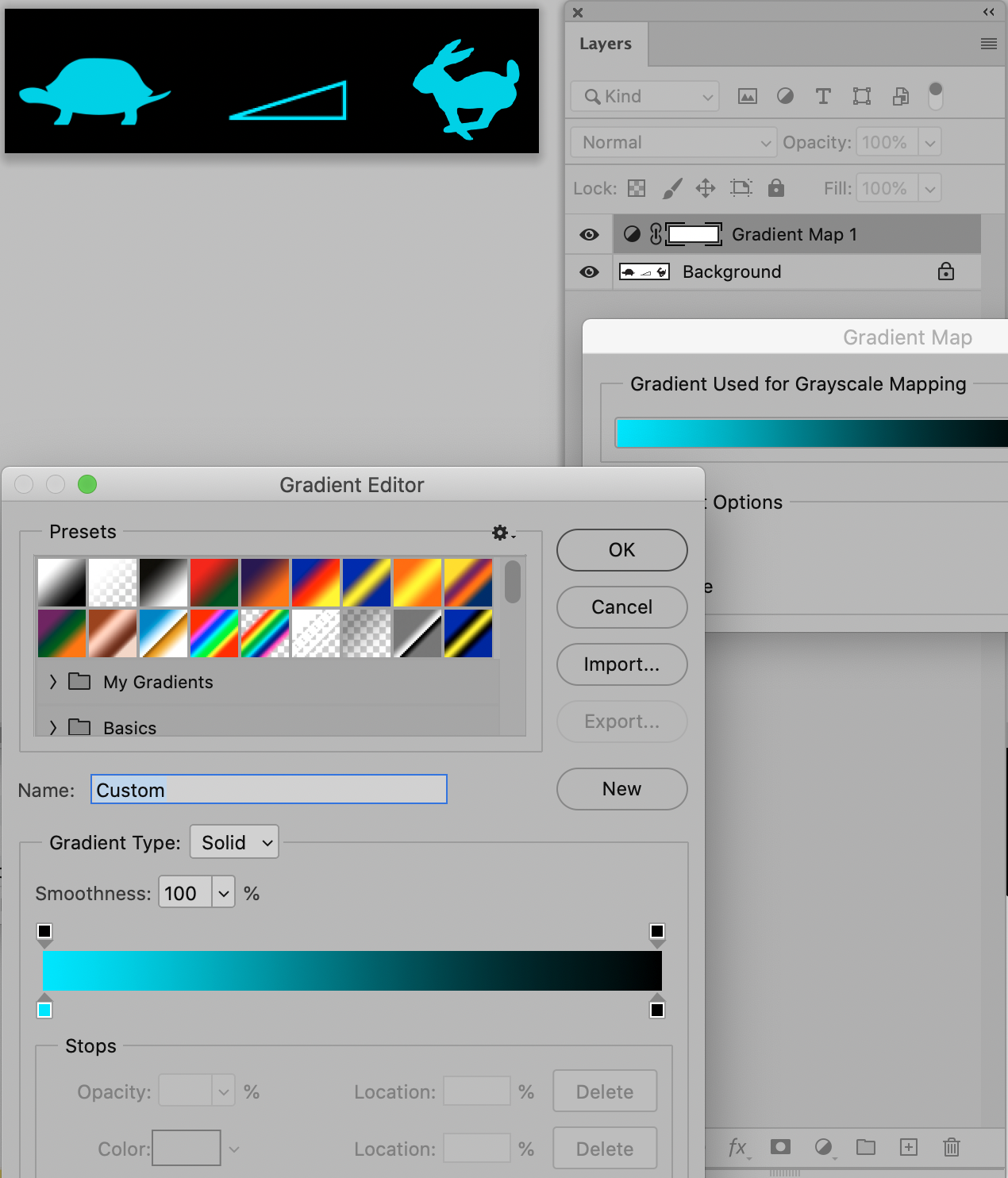 Solved: Replace colors on two color image with faded edges... - Adobe ...