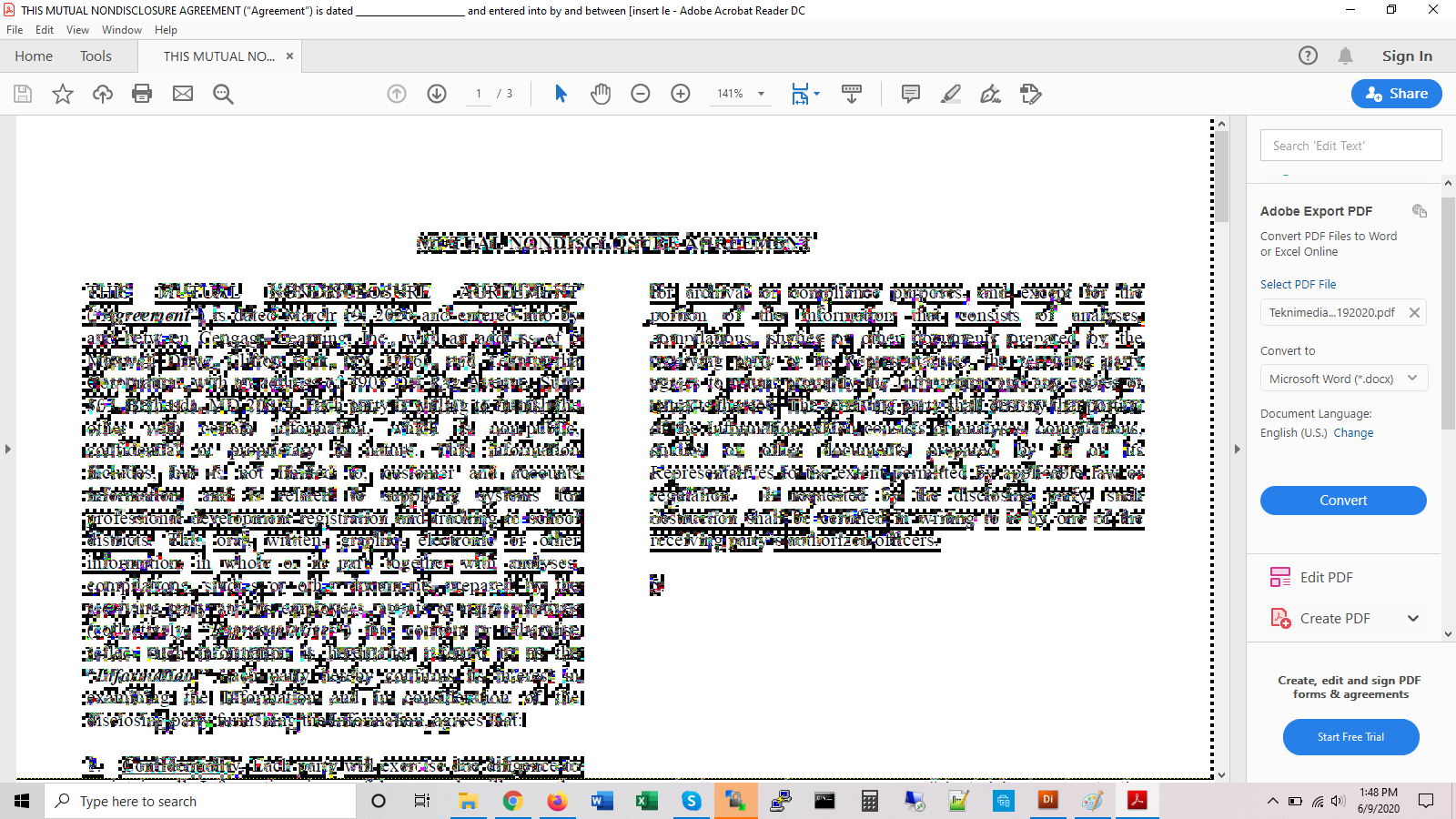Solved: PDF Doc gets garbled as soon as clicked - Adobe Product ...