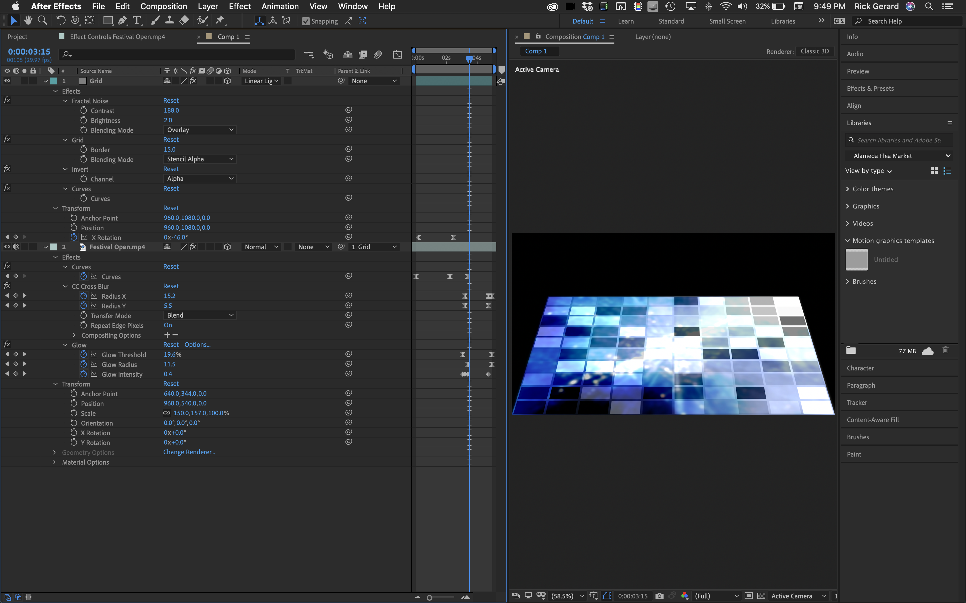 how do i make a grid like this in the video - Adobe Product Community ...