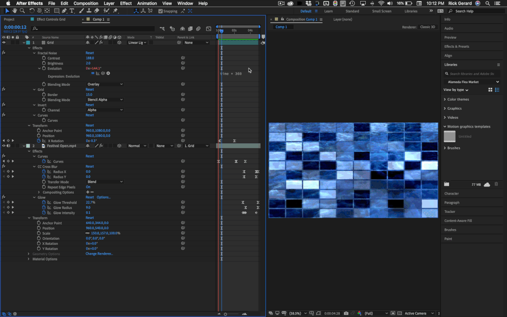 how do i make a grid like this in the video - Adobe Product Community ...