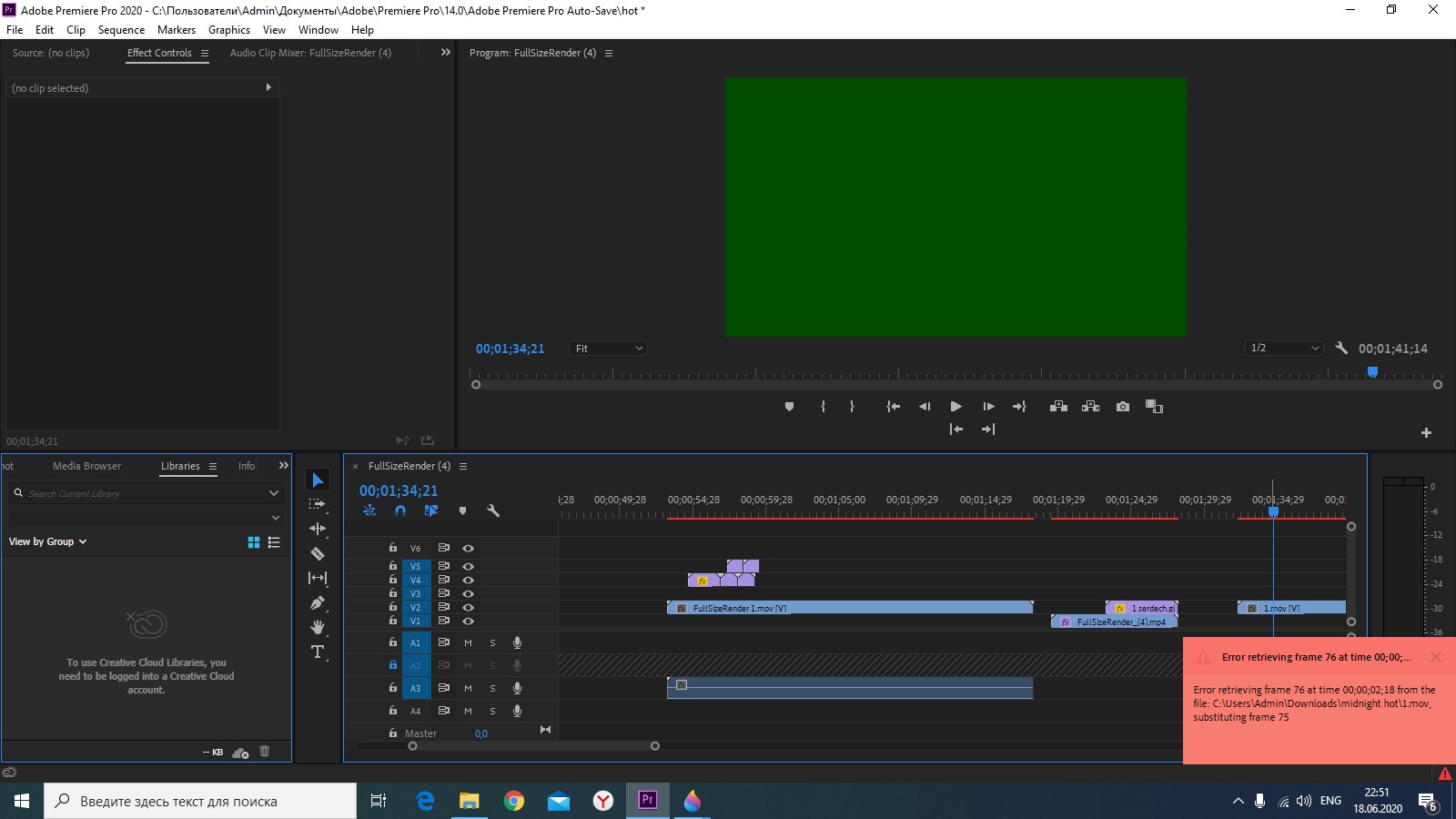 Adobe premiere pro 2020!!!! problems importing MOV... - Adobe Product ...