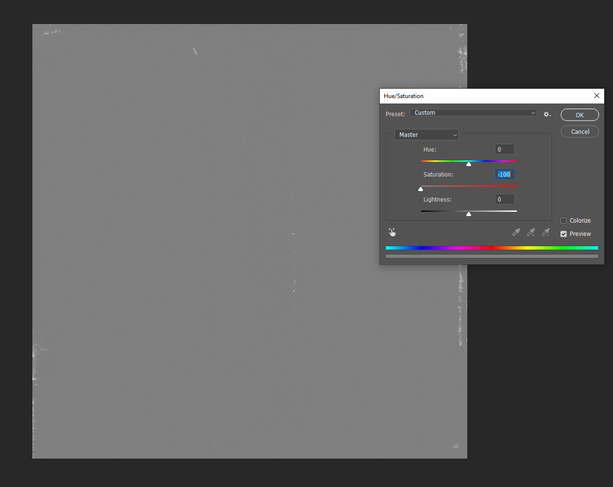 Hue/Saturation ends grey - Adobe Community - 11221151