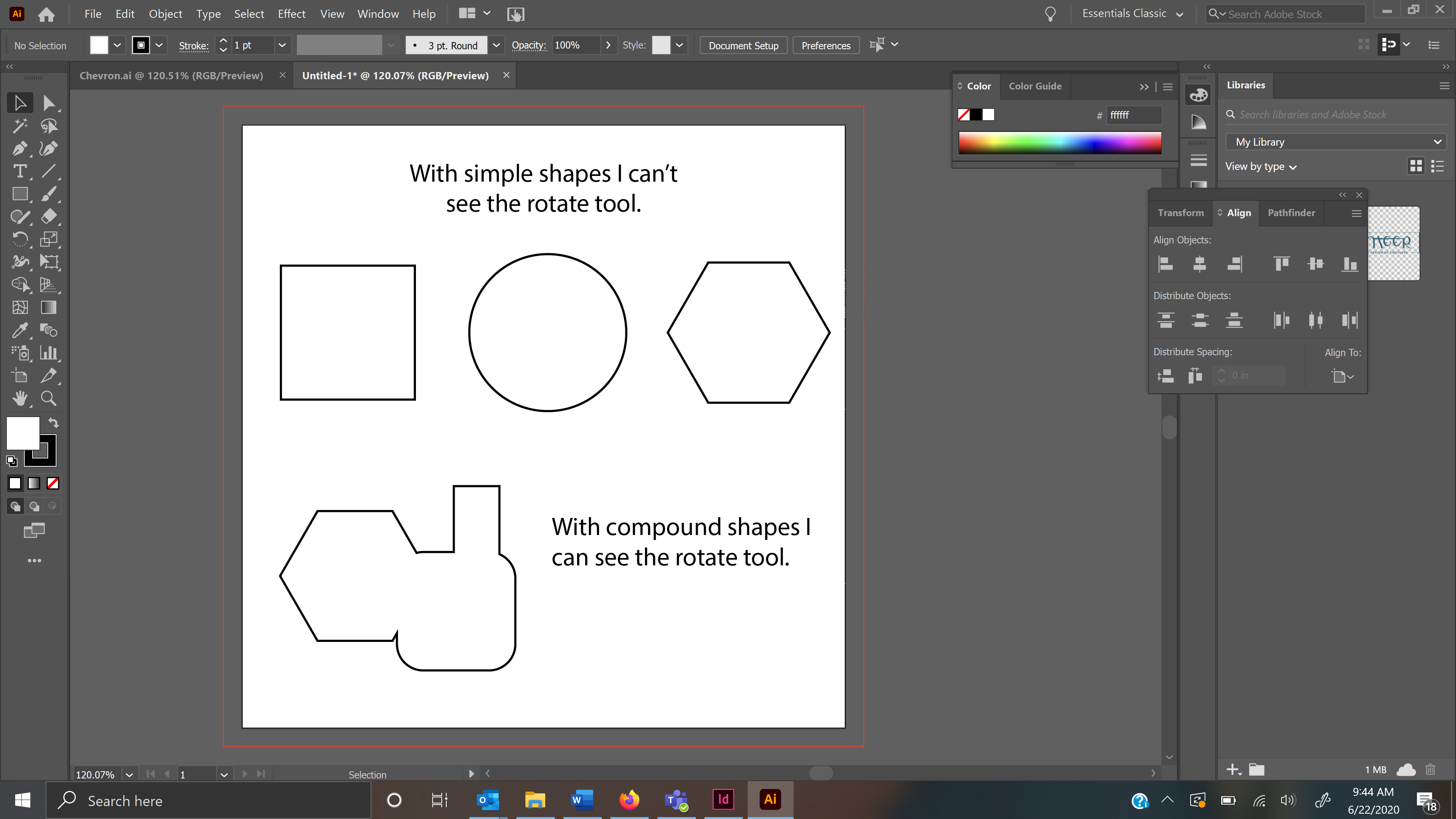 Solved: Illustration Rotate Transform Handle Missing - Adobe Product ...