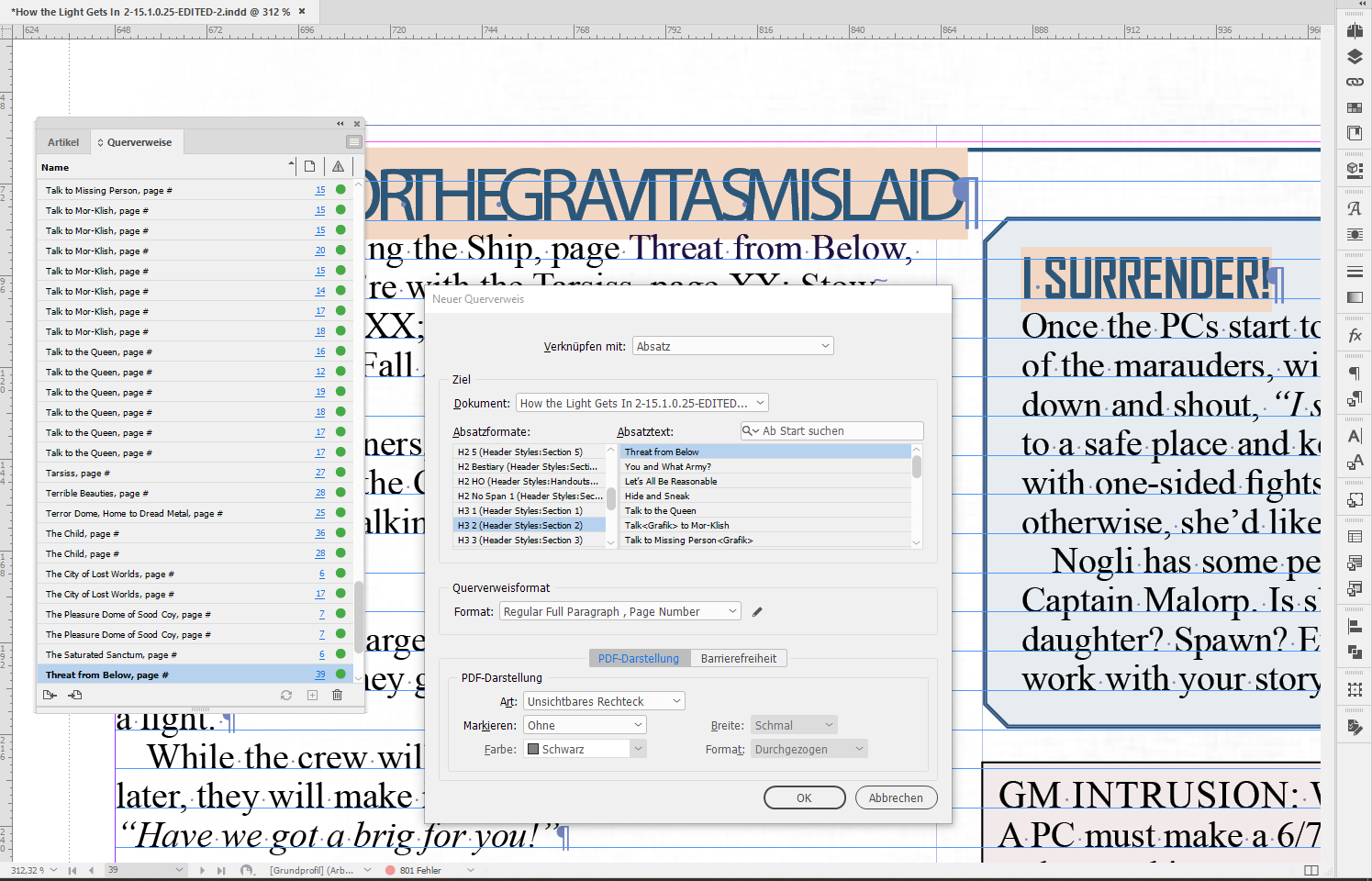 Solved: Corrupted File, InDesign Hangs when I edit a certa... - Adobe ...