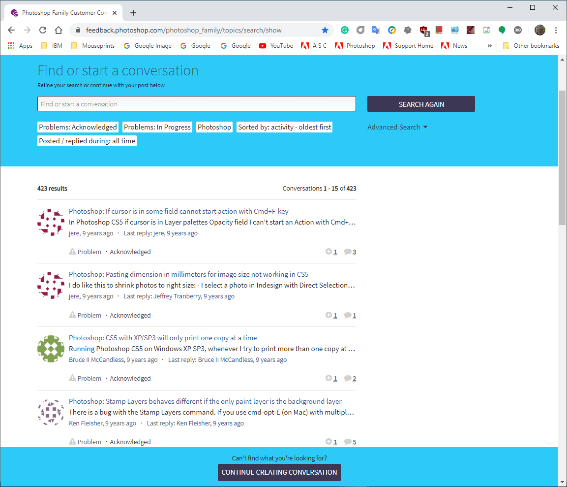 Solved: Years of licenses bought for Photoshop that now do... - Adobe ...