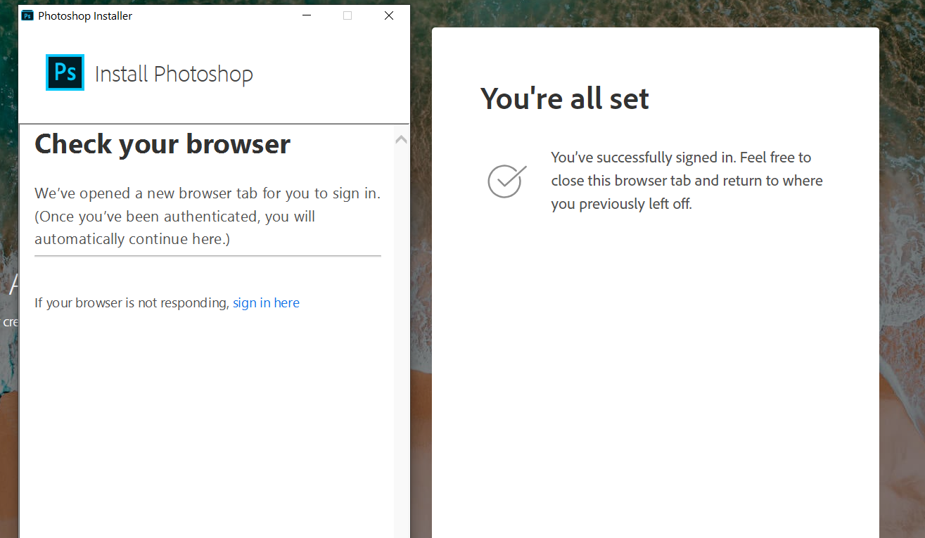 Unable to install Photoshop or CreativeCloud on Wi... - Adobe Community ...