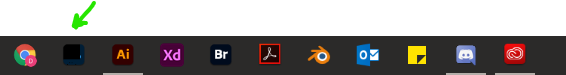 Black square over Photoshop 21.2.0 taskbar icon ru... - Adobe Support ...