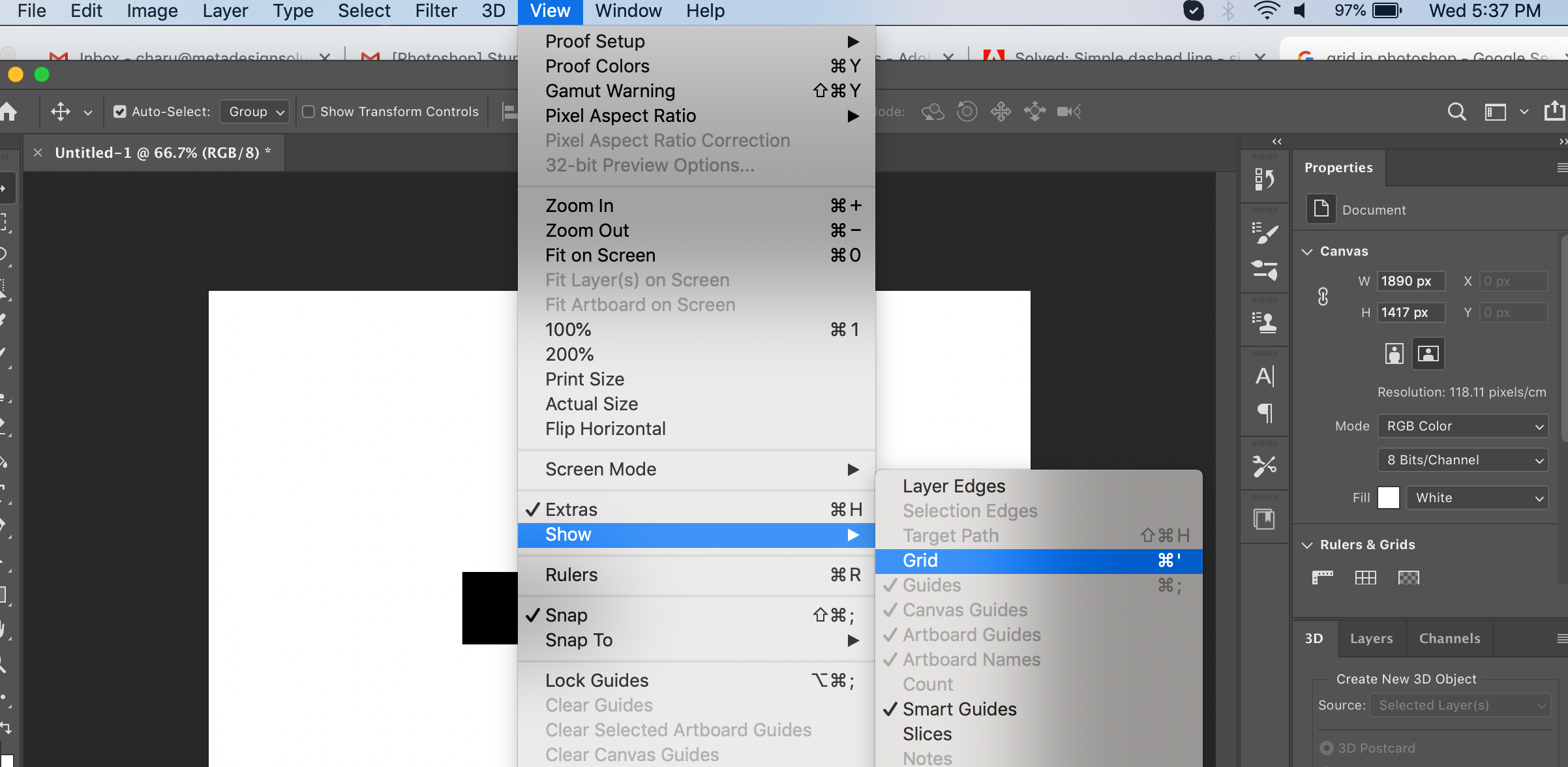 Stupid Dashed Grid Lines Adobe Support Community 11235673 