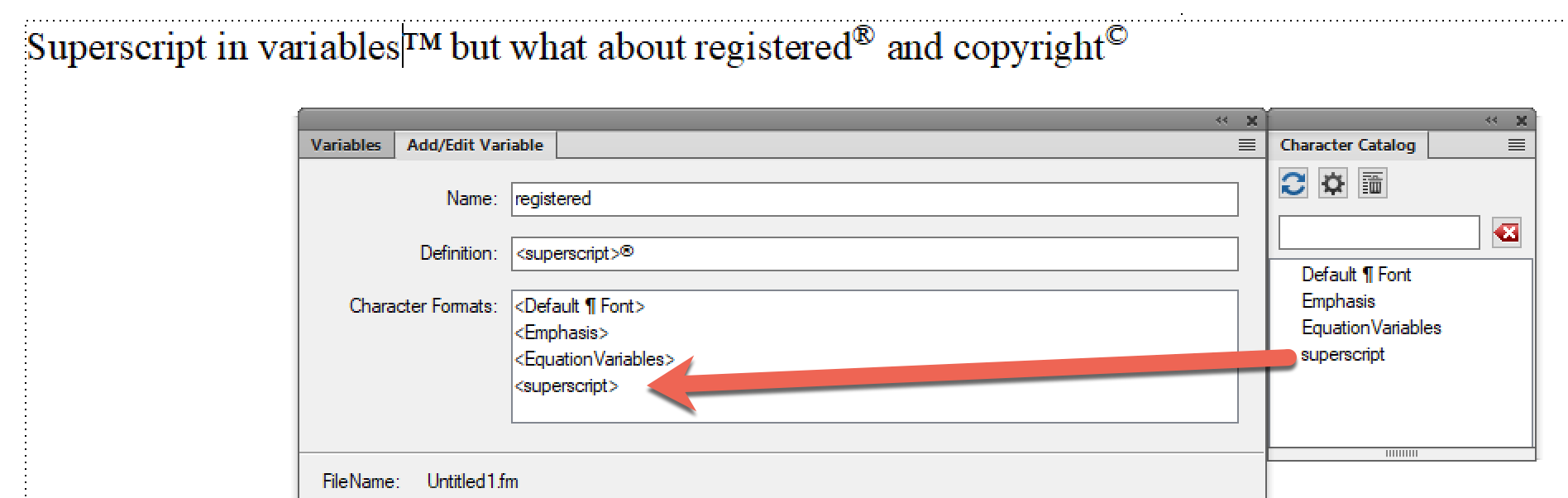 Solved: Superscripting Trademark & Registered Symbols in V... - Adobe ...