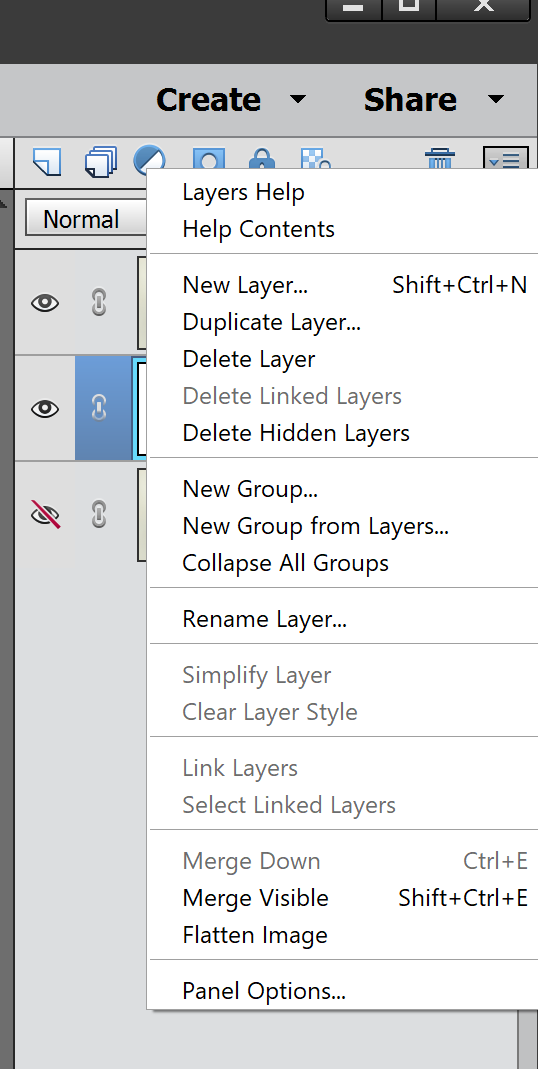 I can't find the smart Object selection - Adobe Product Community ...