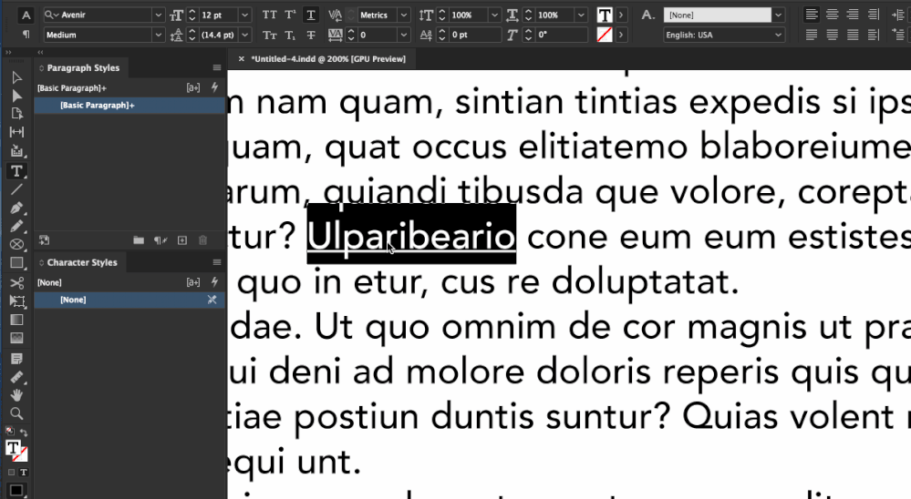 Solved: Yellow Background When Trying to Underline Text - Adobe Support ...