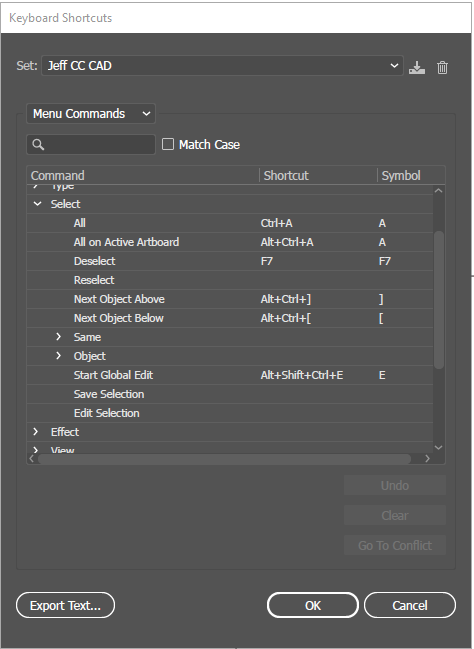 Solved: "Select Inverse" missing from Keyboard Shortcuts M... - Adobe ...