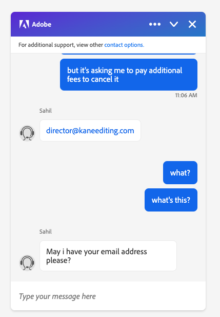 Adobe Subscription Scam - Adobe Product Community - 11260160