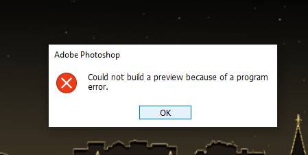Photoshop Error when trying to save... - Adobe Product Community - 10666954