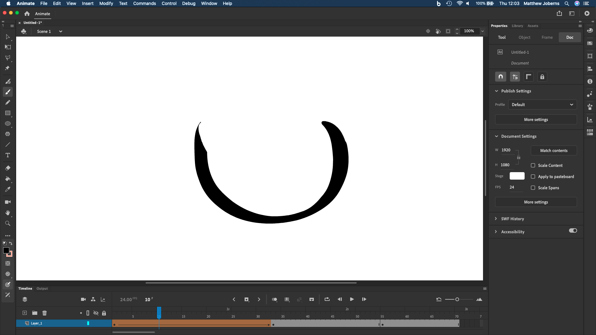 Shape Tween with Brush tool HELP - Adobe Community - 11274972