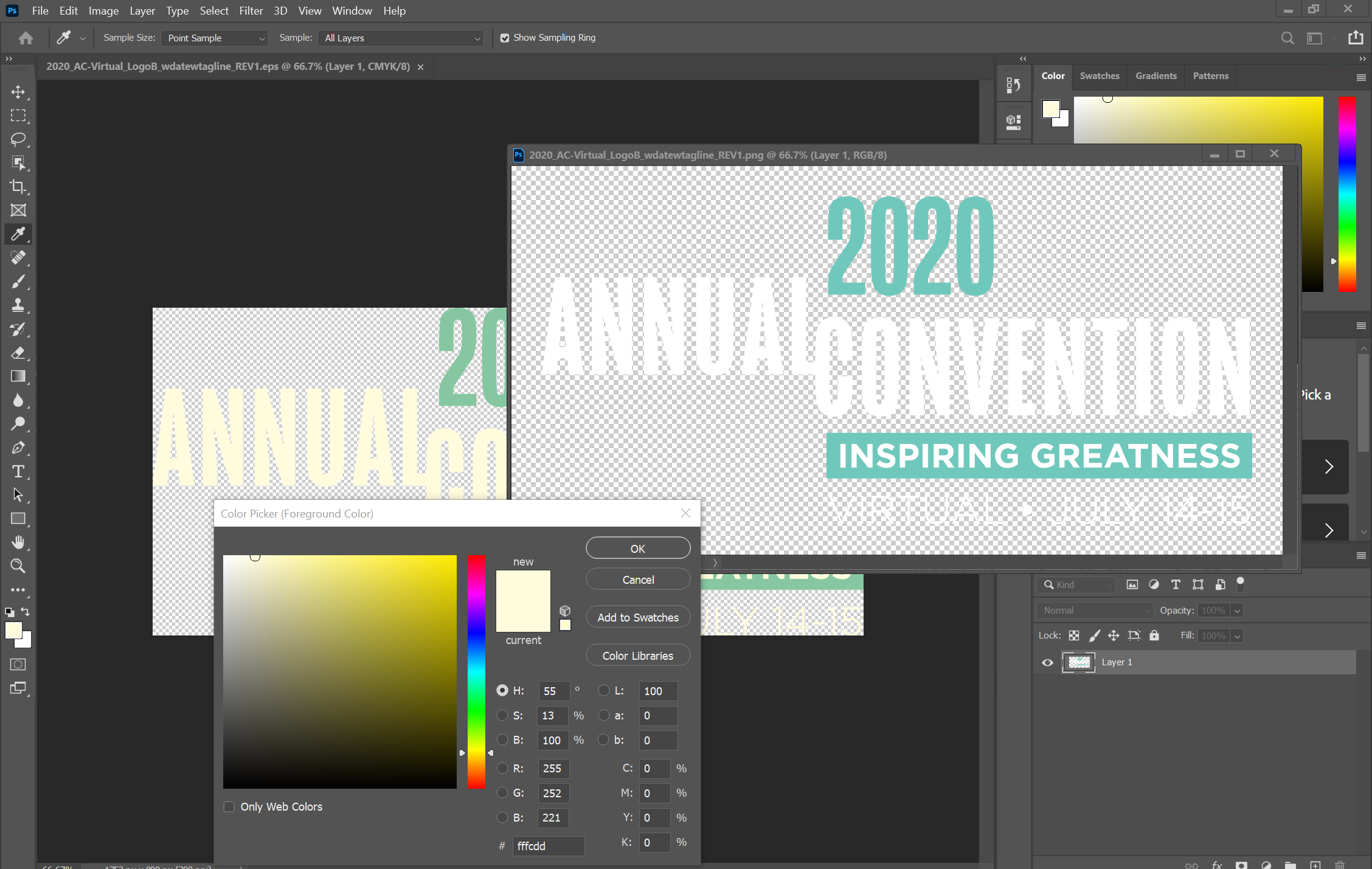 All EPS files have a yellow tint - Adobe Product Community - 11283031