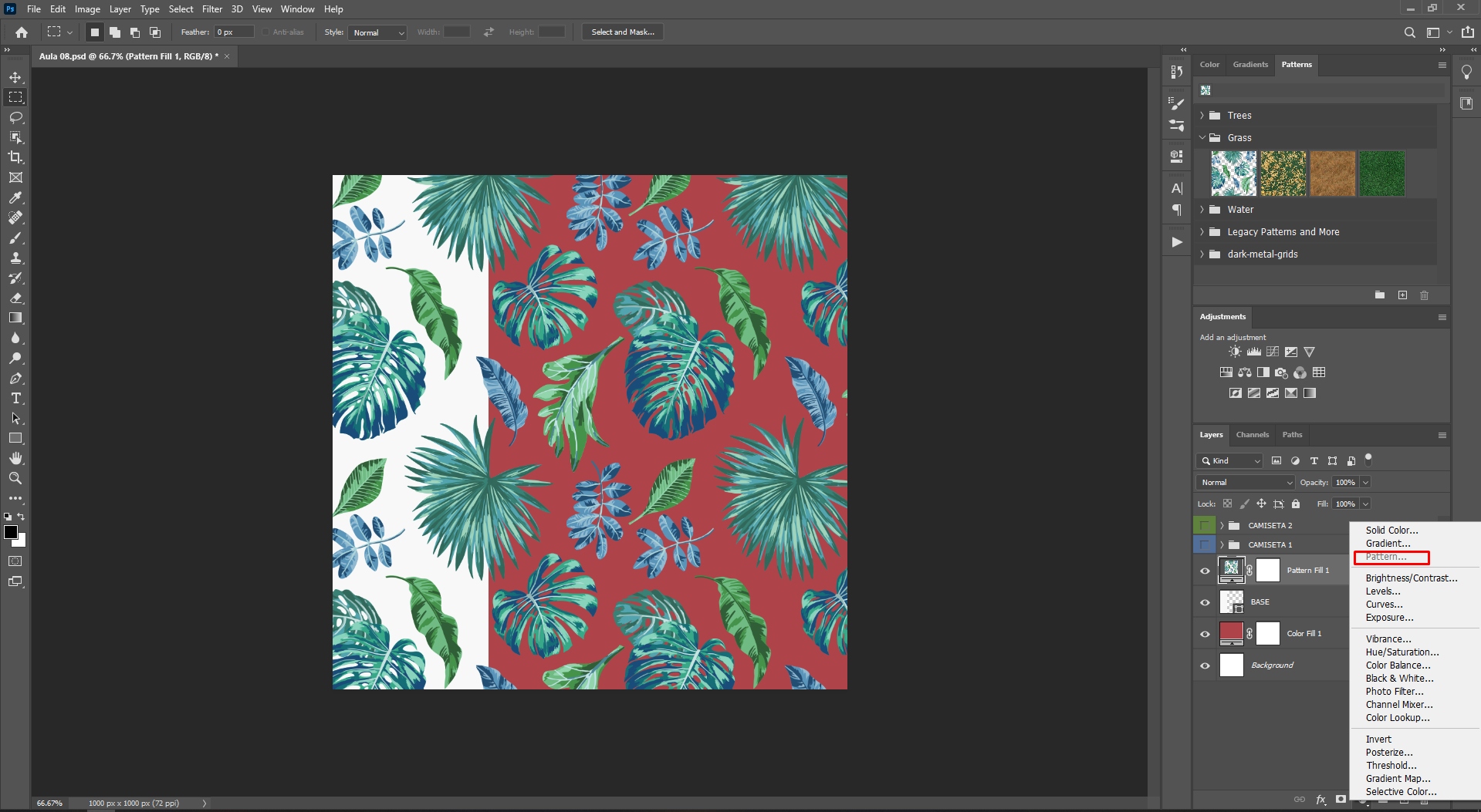 Can't make new pattern fill layer - Adobe Product Community - 11077858