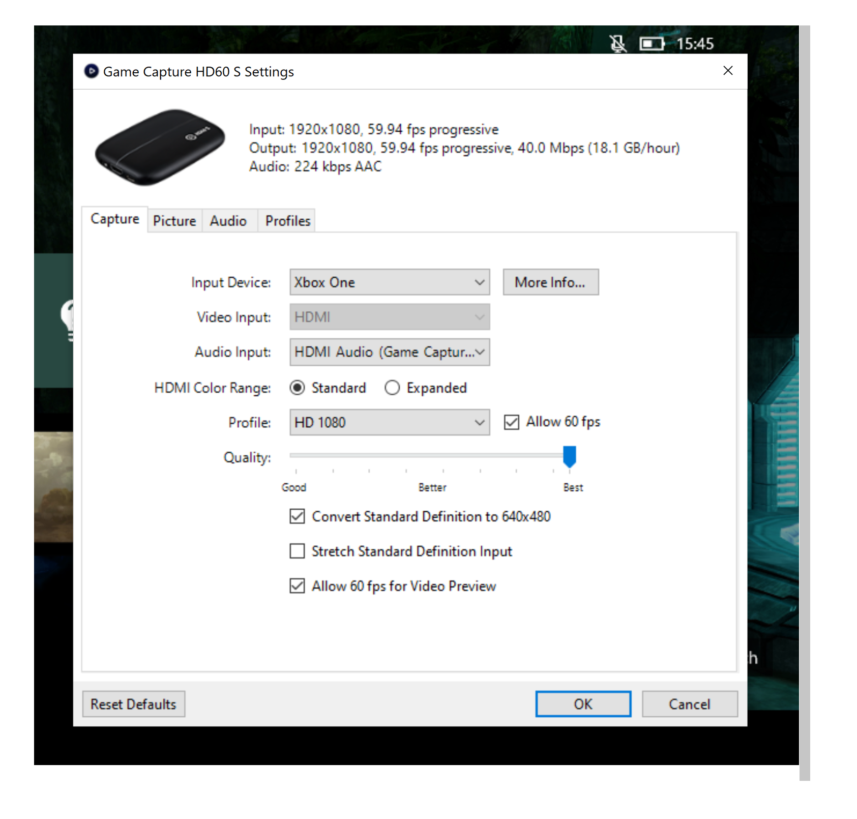 Exporting in HD 1080p - Adobe Product Community - 11290617