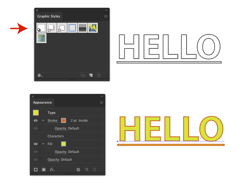 How to add stroke to Underline or strike through t... - Adobe Community ...