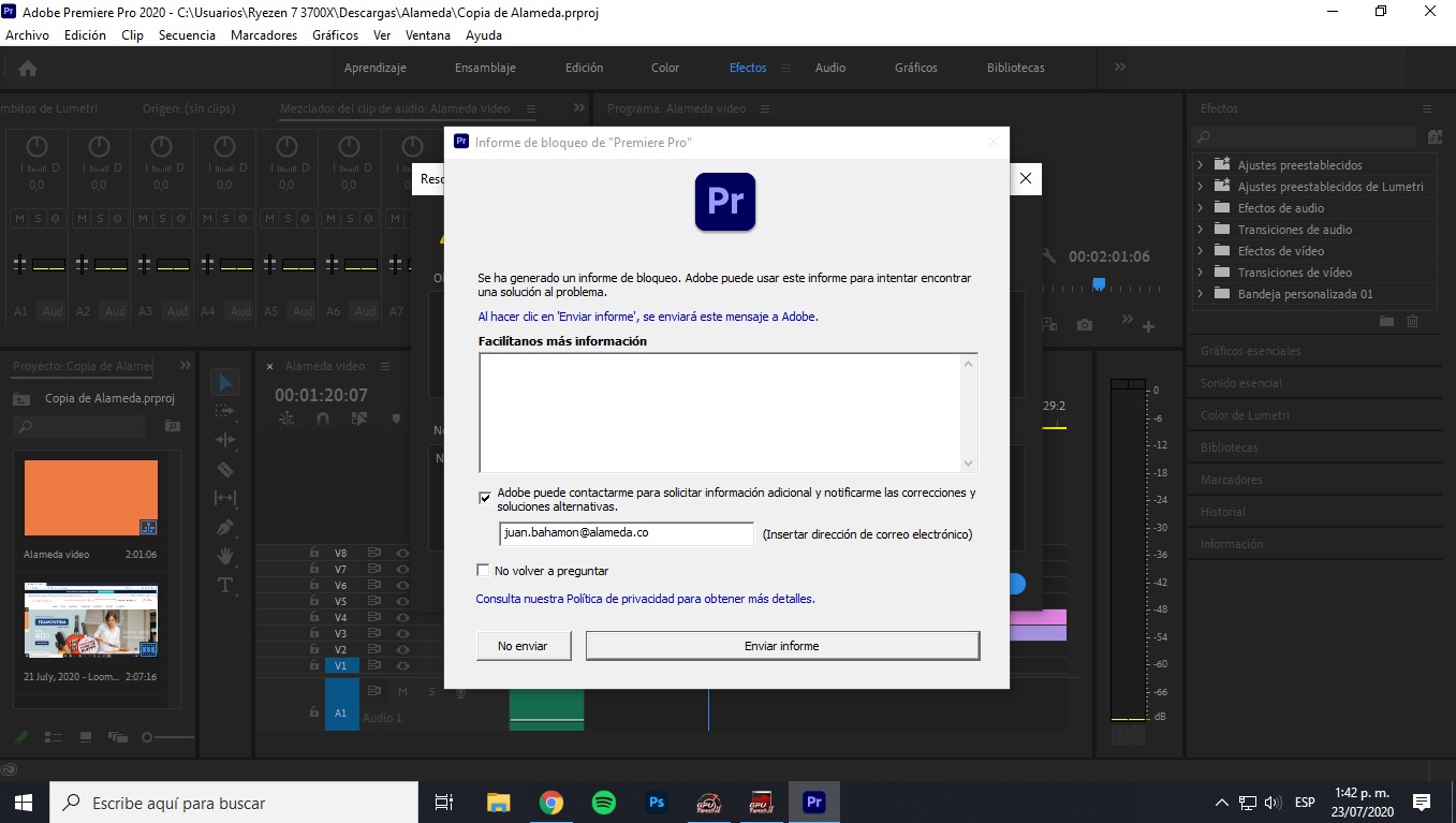 Crashes on opening project file in Premiere Pro 14... - Adobe Community ...