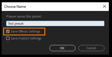 How to save Custom render settings in Premiere Pro... - Adobe Community ...