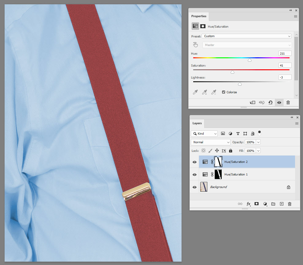 Wanting to change fabric colour to specific shade - Adobe Community ...