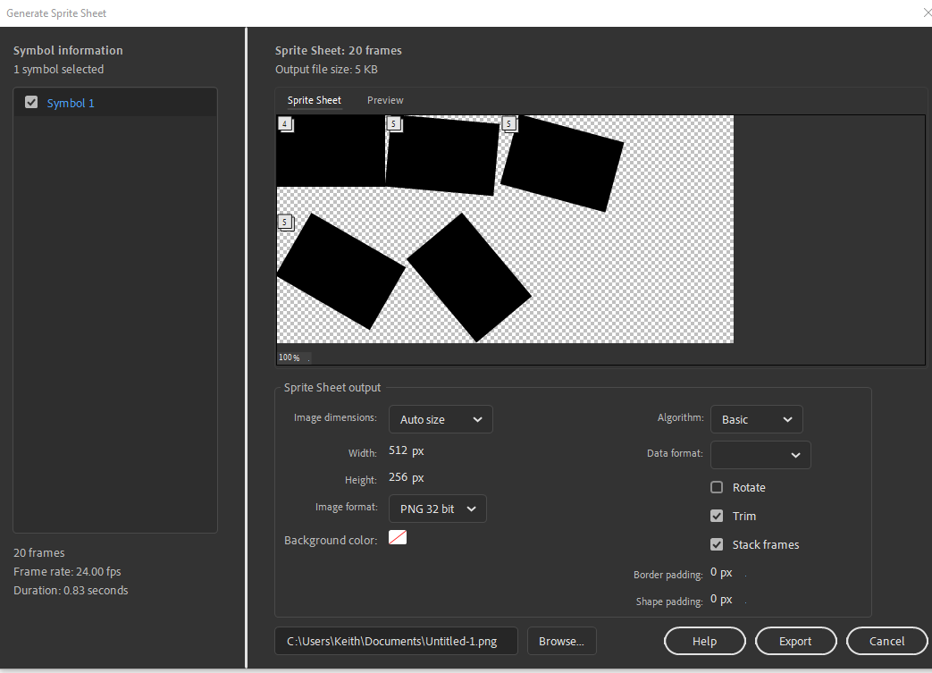 Vertical Sprite Sheet - Adobe Product Community - 11313502