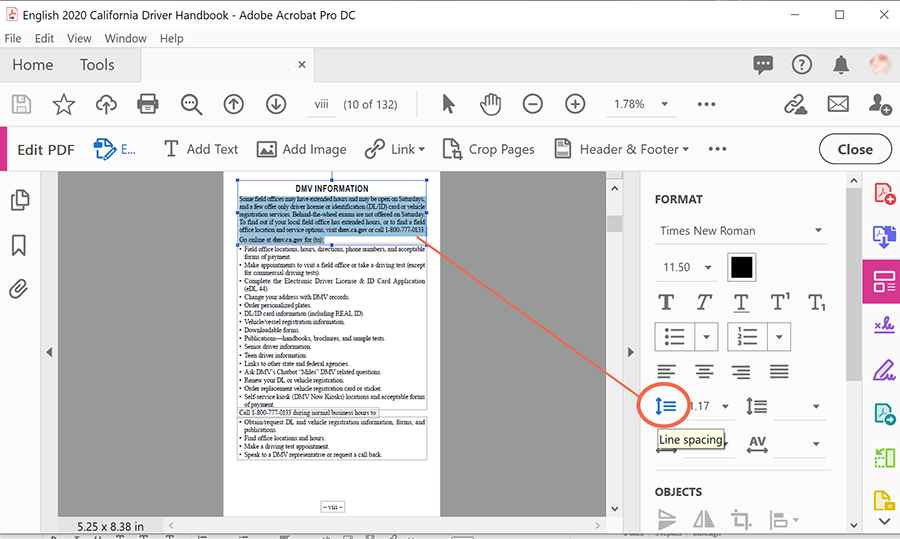 line spacing in a paragraph - Adobe Community - 11316069