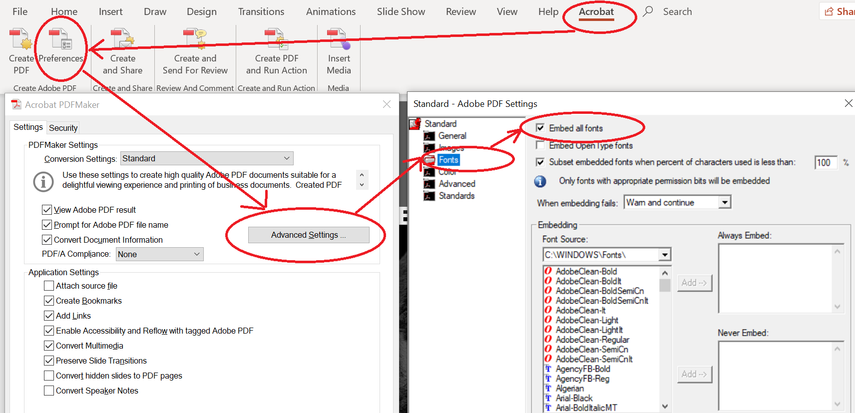 Solved: Scrambled fonts PPT to PDF - Adobe Product Community - 11318343