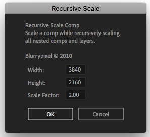 Scale Composition for Multiple Comps - Adobe Product Community - 11320150