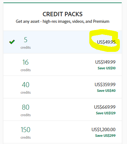 Solved: How can I use my credits? - Adobe Community - 11324432