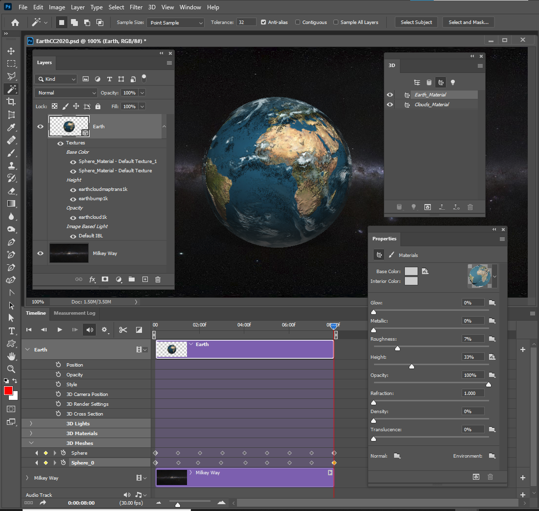 Animating mesh Photoshop 3D - Adobe Support Community - 11326985