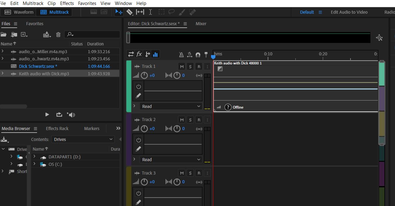 Error 16 and media offline error - Adobe Product Community - 11330116