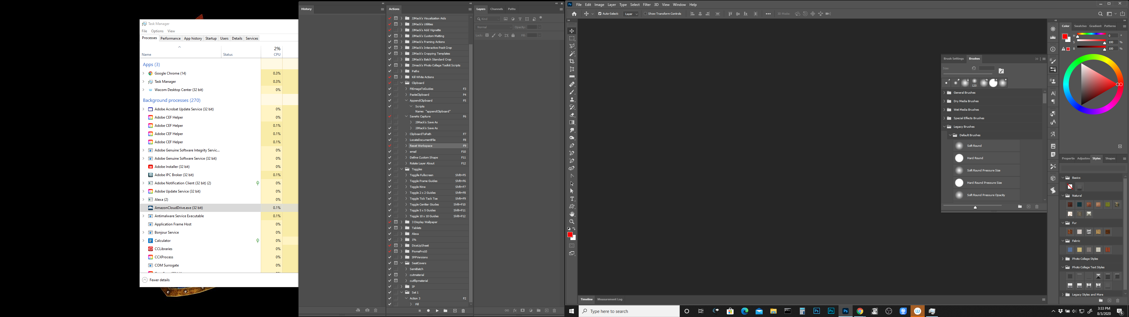 Solved: Trying to dock Photoshop control panel to bottom o... - Adobe ...
