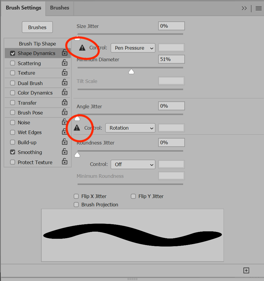 Art Pen Rotation & Pen Pressure Alert Sign - Adobe Product Community ...