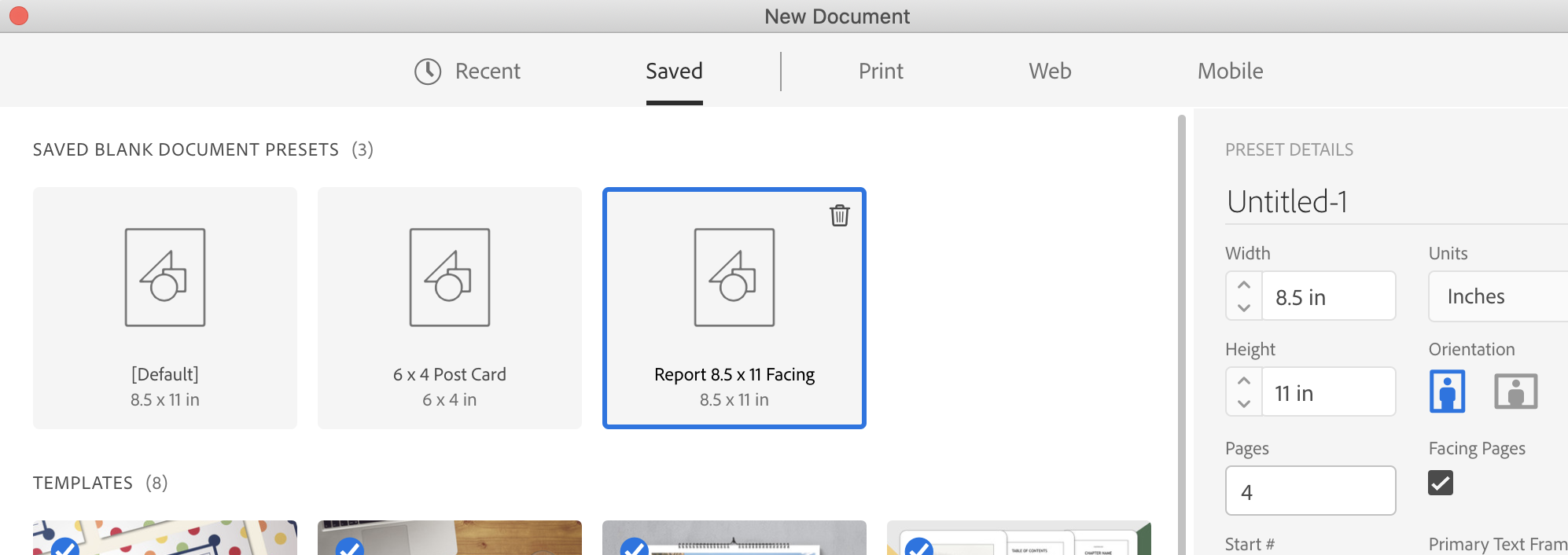 Solved: InDesign Custom Pages showing duplicate presets - Adobe Product ...