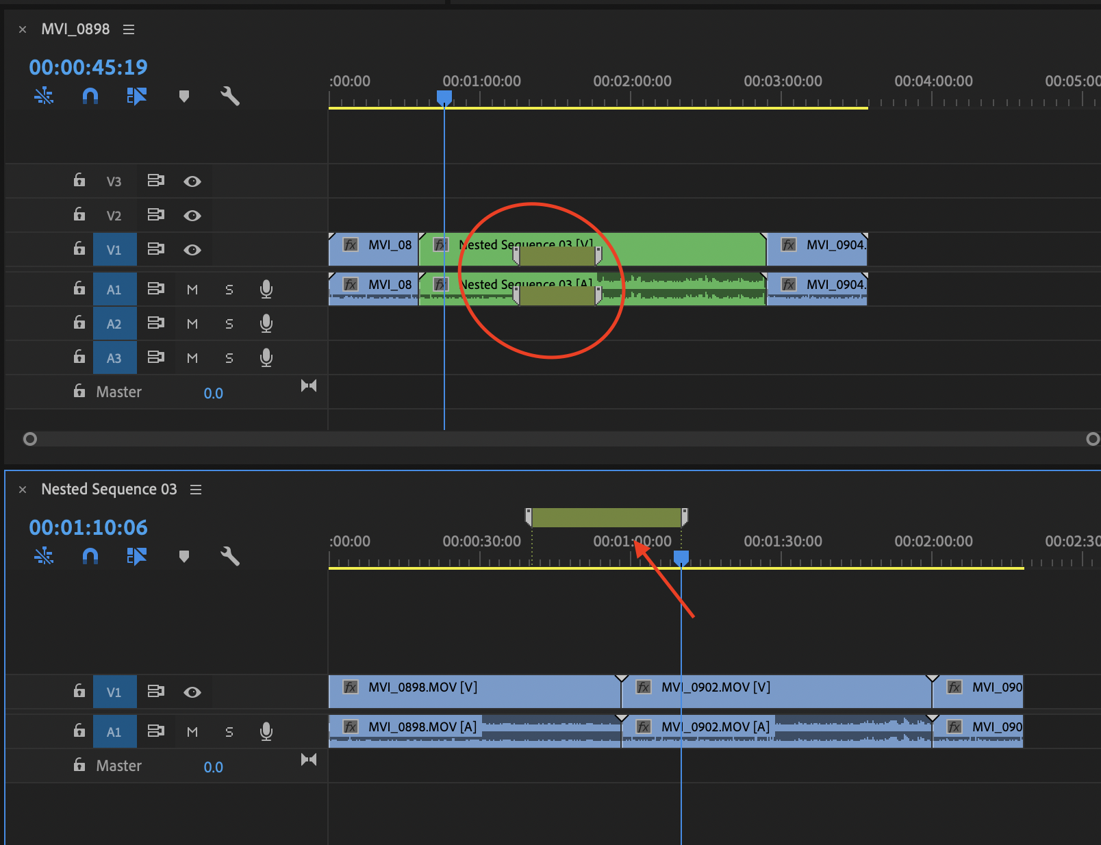 Solved: How do I know a specific location of a nested and ... - Adobe Support Community - 11344087