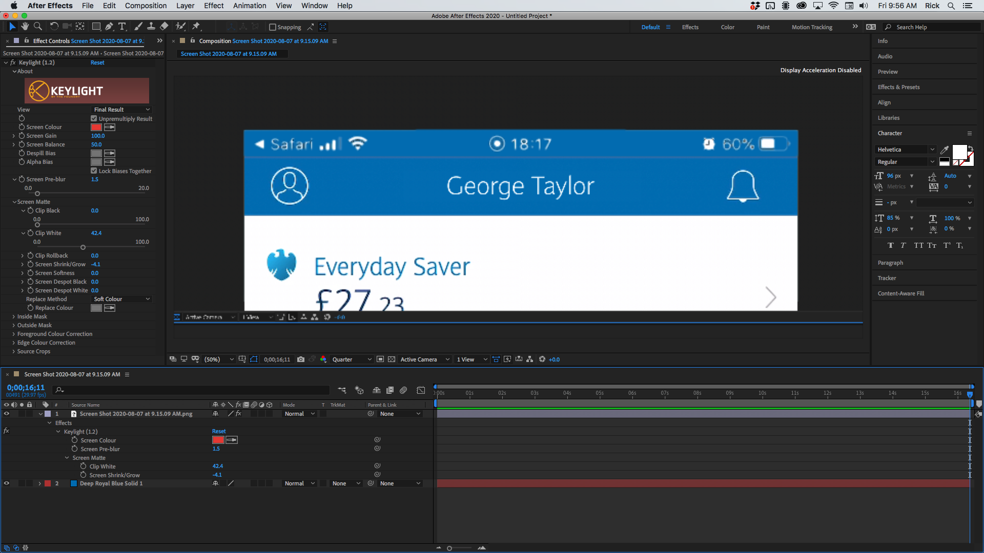 Solid color fill change with layer underneath over... - Adobe Community ...