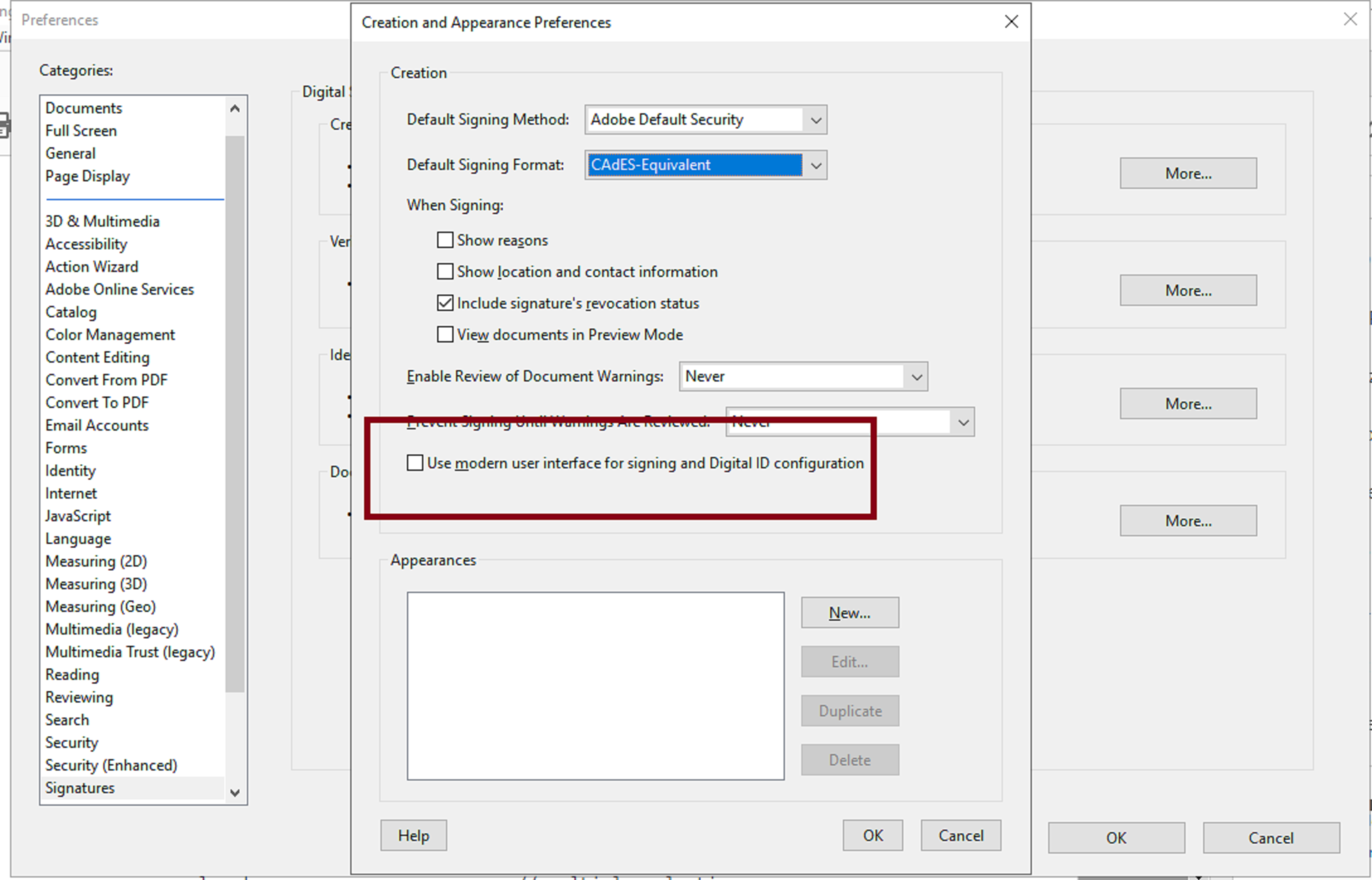 Solved: Is it possible to Hide/Disable Default Signature B... - Adobe ...