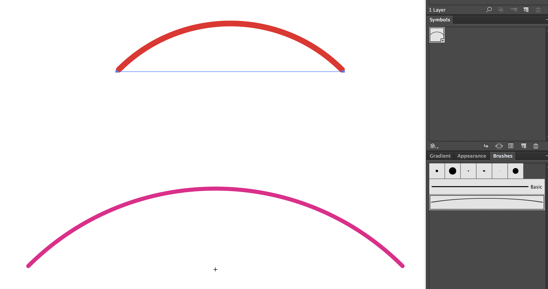 using arc tool horizontaly - Adobe Community - 10676393