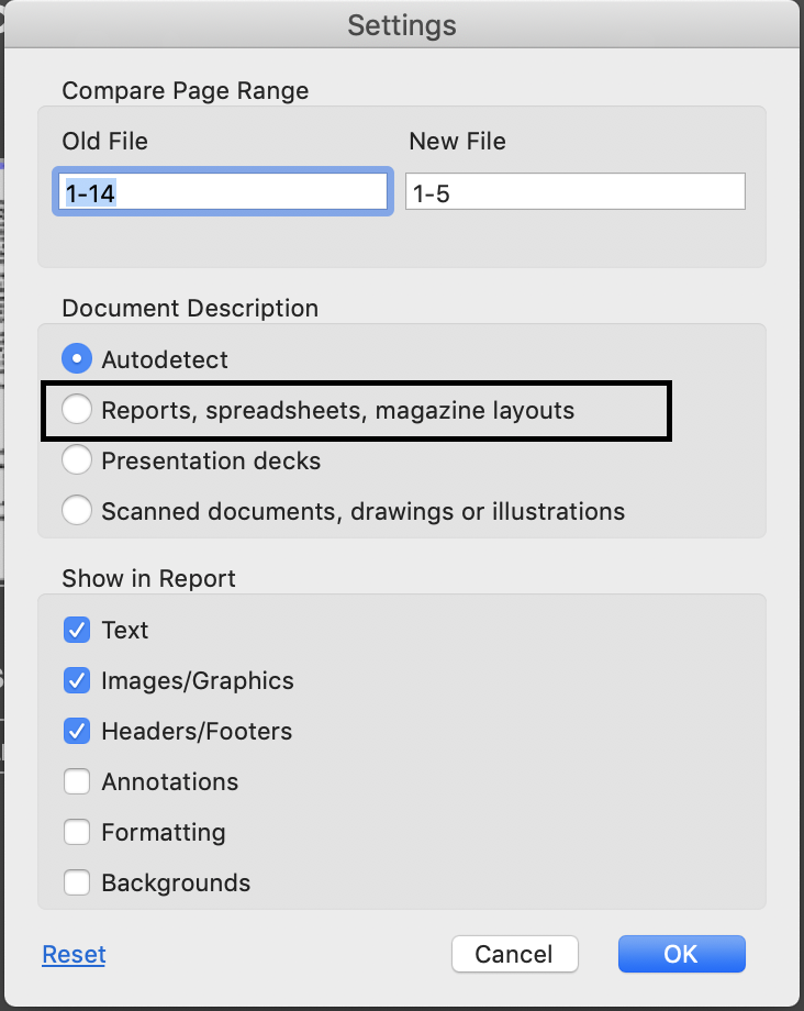 Acrobat Pro DC comparison issue - Adobe Product Community - 11366078