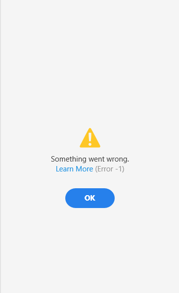 Solved Adobe Xd Error 1 When Updating A Shared Link Adobe