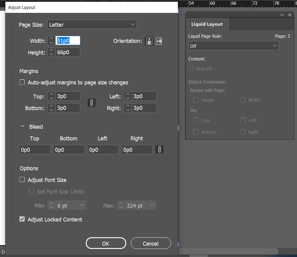 Changing document size and some objects move InDes... - Adobe Support ...