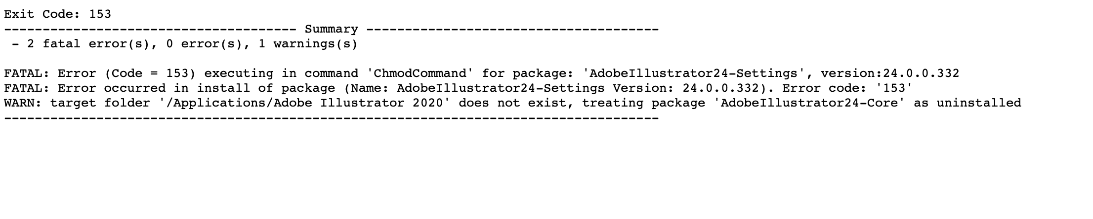 Not Able To Install Adobe Illustrator 2020 On Maco Adobe Support Community 11380080 