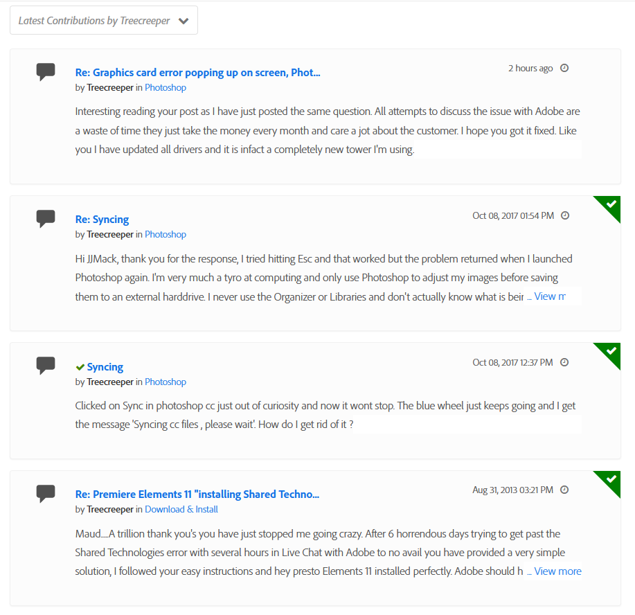 Graphics card error popping up on screen, Photosho... - Adobe Product ...