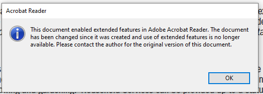 Cannot edit pdf template anymore due to Extended f... - Adobe Product ...