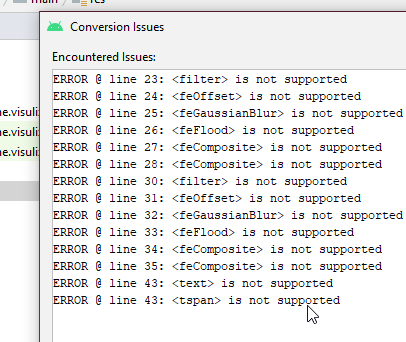 Why SVG file are not supporting in android studio? - Adobe Product ...