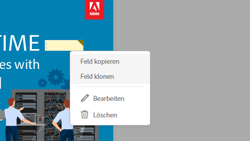 Solved: Inhalt von Textfeldern automatisch auf Folgeseiten... - Adobe ...