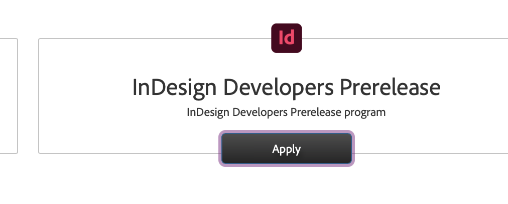 Solved: InDesign developer prerelease. waiting approval (s... - Adobe ...